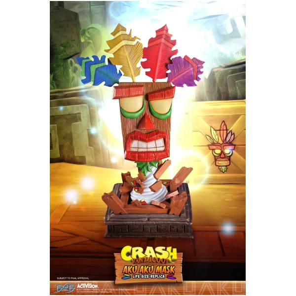Aku Aku Life Size - F4F - Crash Bandicoot - Mix-Image.ch